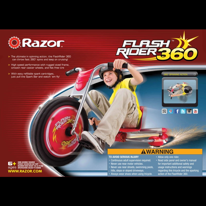 Flash Rider 360- Red – Tales